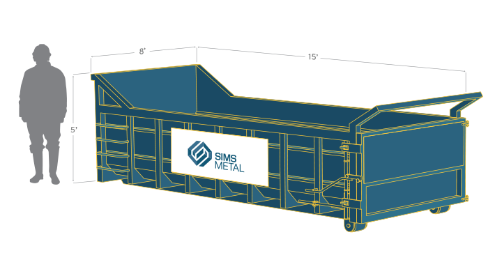 Scrap Metal Collection Bins | Metal Collection and Recycling