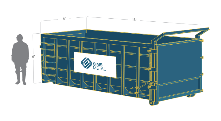 Scrap Metal Collection Bins | Metal Collection and Recycling